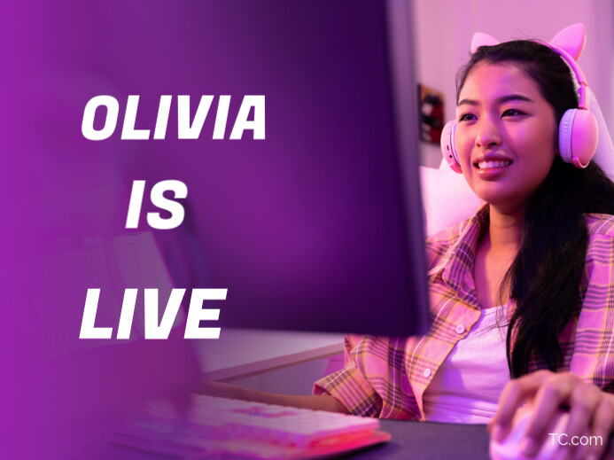 Purple Professional Going Live Announcement Yard Sign Template ...