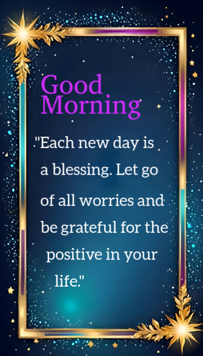 Purple Professional Good Morning Quote Business Card Template ...