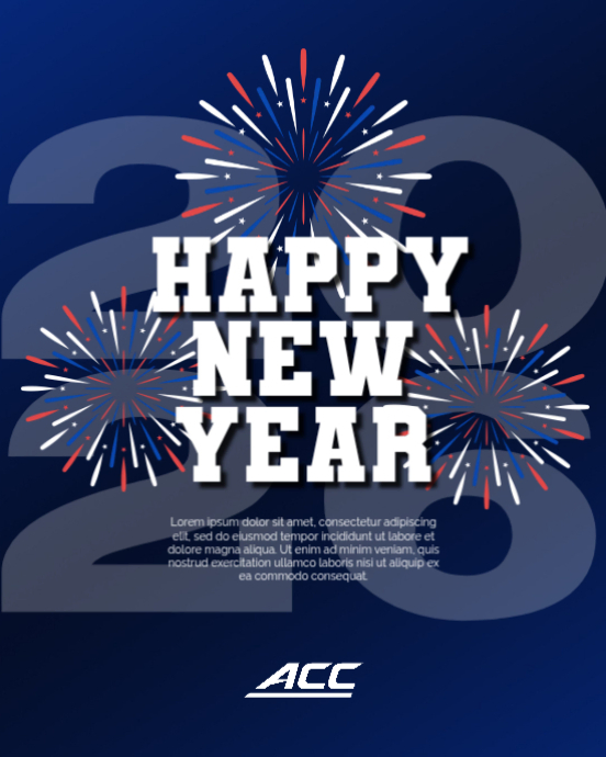 Purple Professional Happy New Year Instagram Portrait Template ...