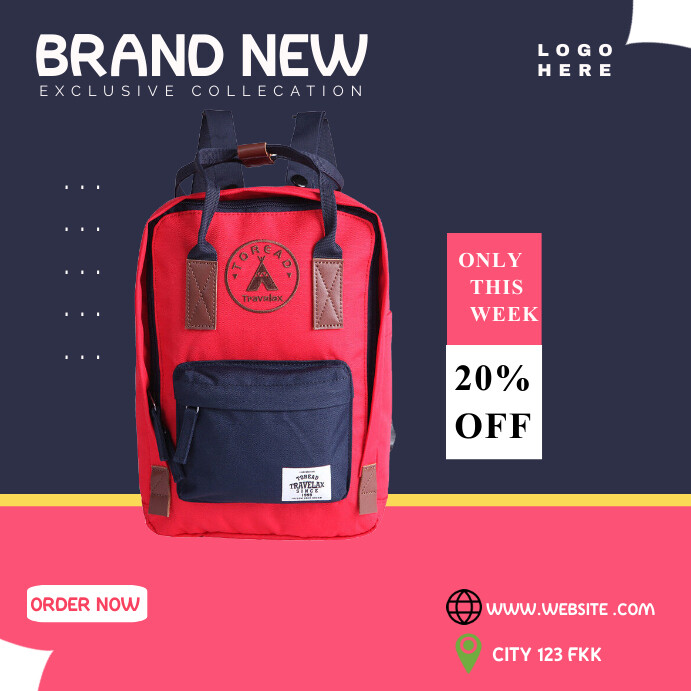 Plantilla de Purple Professional Instagram Instagram BAG | PosterMyWall