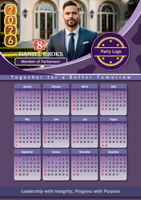 Purple Professional Leadership With Integrity, Progress With Purpose A1 ...