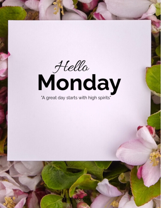 Copy of Purple Professional Monday Motivation Flyer (us Letter ...