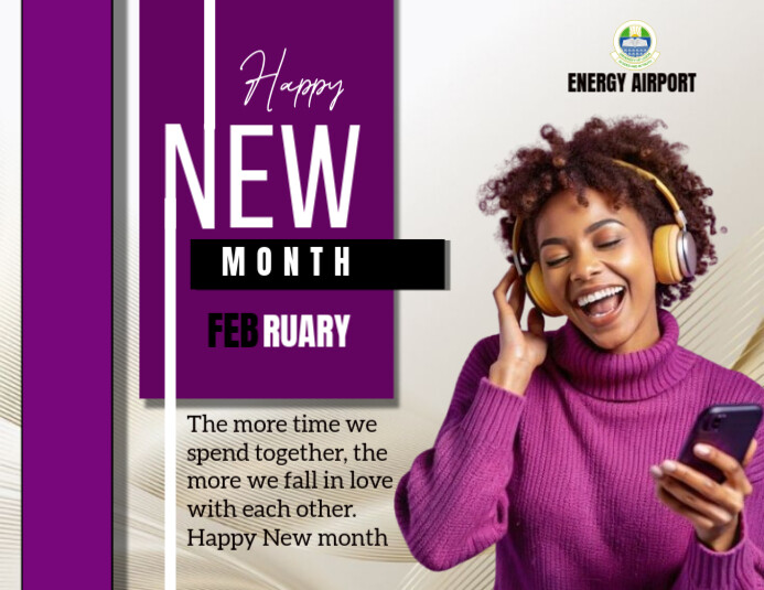 Purple Professional New Month Flyer (us Letter) Template | PosterMyWall
