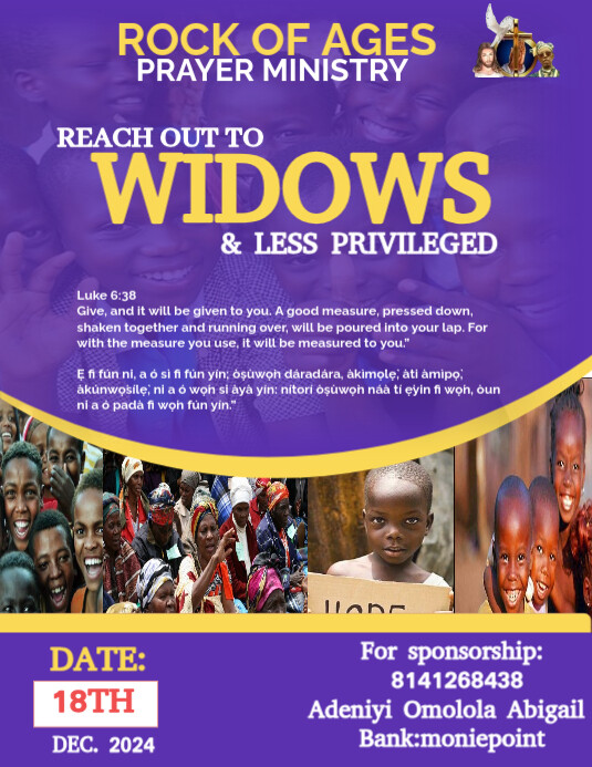 Purple Professional Outreach Flyer Flyer (us Letter) Template ...