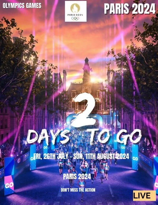 Modèle Purple Professional Paris Olympics Flyer (us | PosterMyWall