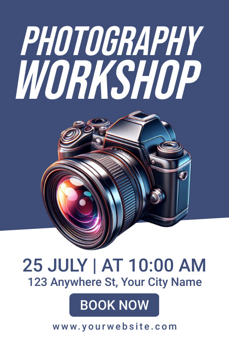 Copy of Purple Professional Photography Poster | PosterMyWall