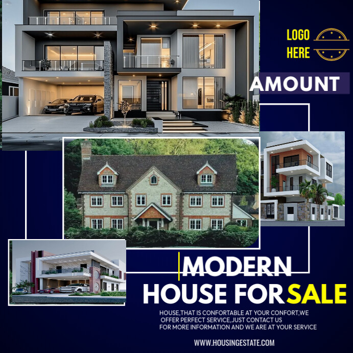 Copy of Purple Professional Real Estate Instagram Post | PosterMyWall