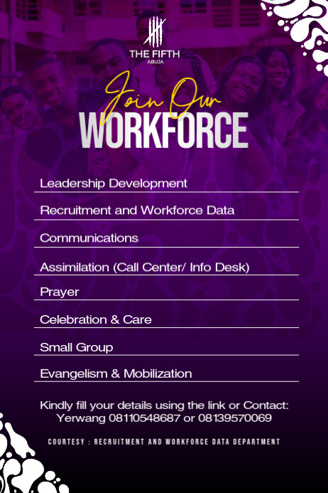 Purple Professional Recruitment Flyer Poster Template | PosterMyWall