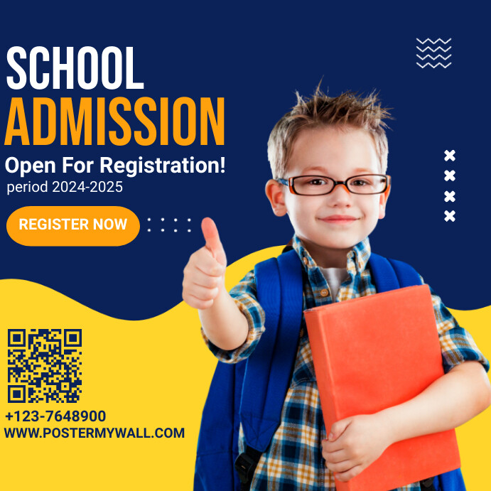 Copy of Purple Professional School Admission Instagr | PosterMyWall