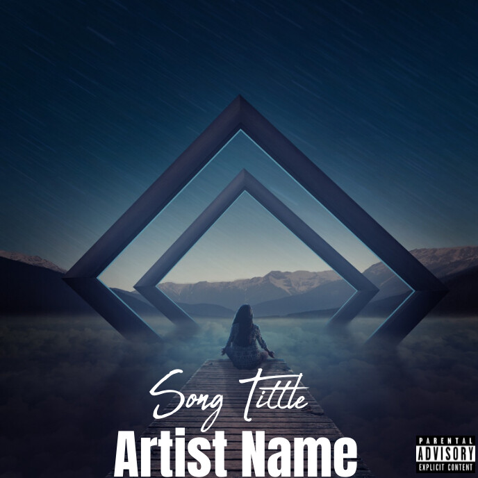 Purple Professional Song Name Artist Name Alb Template | PosterMyWall