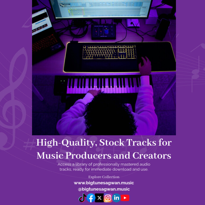 Purple Professional Stock Studio-grade Music For Producers And Creators ...