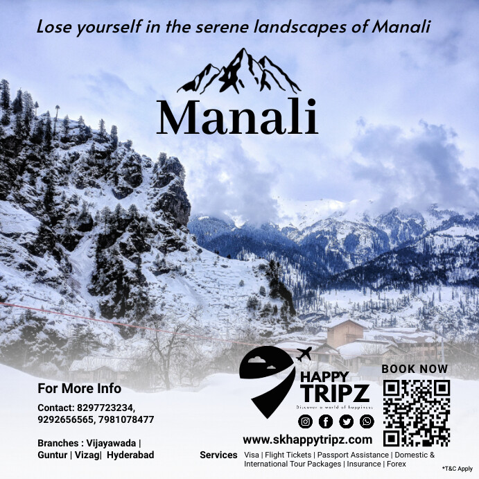 Copy of Purple Professional Travel Manali Instagram P | PosterMyWall