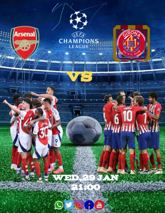 Copy of Purple Professional Uefa Champions League Final Flyer (us ...