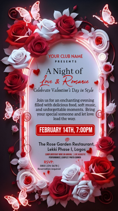 Plantilla de Purple Professional Valentine's Day Dinner Invitation ...