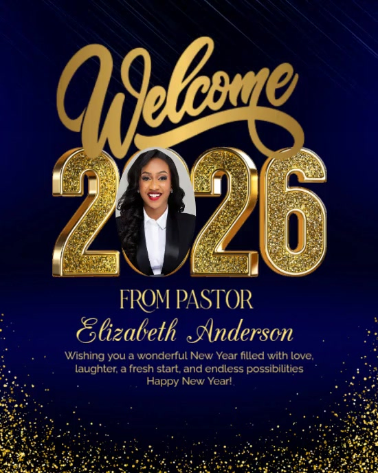 Purple Professional Welcome 2026 Instagram Portrait Template | PosterMyWall