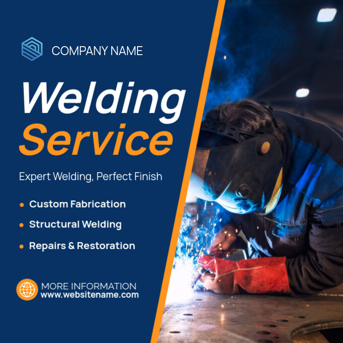 Copy of Purple Professional Welding Service Ads Instagram Post ...