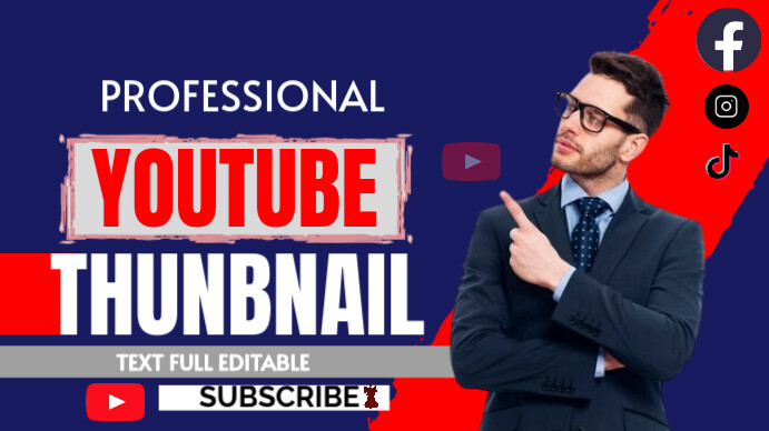 Purple Professional Youtube Thumbnail Template | PosterMyWall