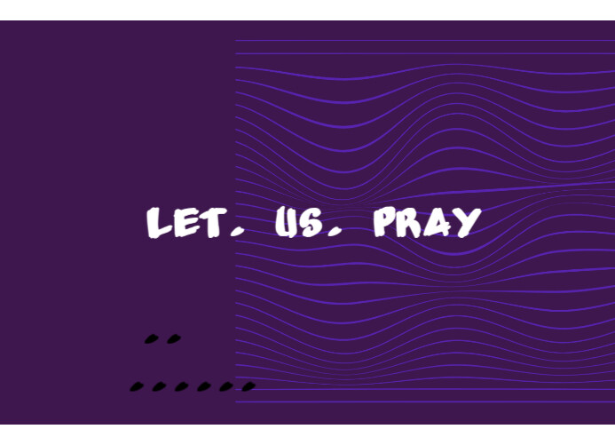 Plantilla de Purple Purple And White Geometric Christian Lent Sermon ...