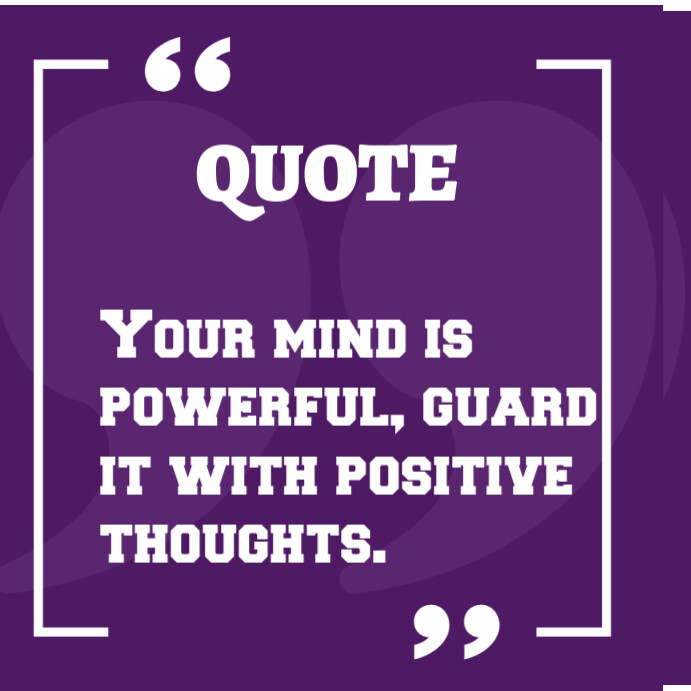 Copy of Purple Quotes Instagram Post | PosterMyWall