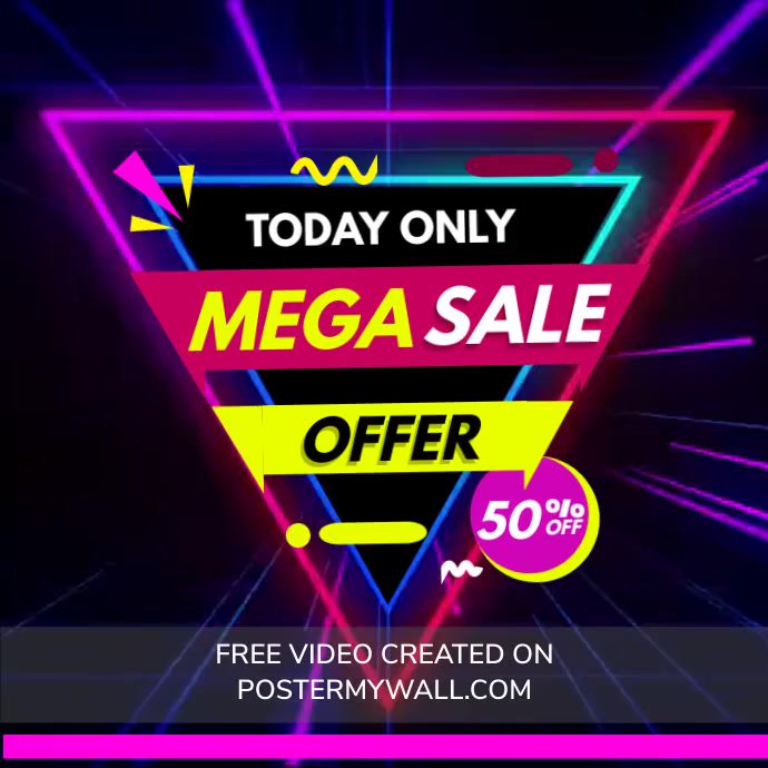 Purple Retail Flyer Instagram Post Template | PosterMyWall