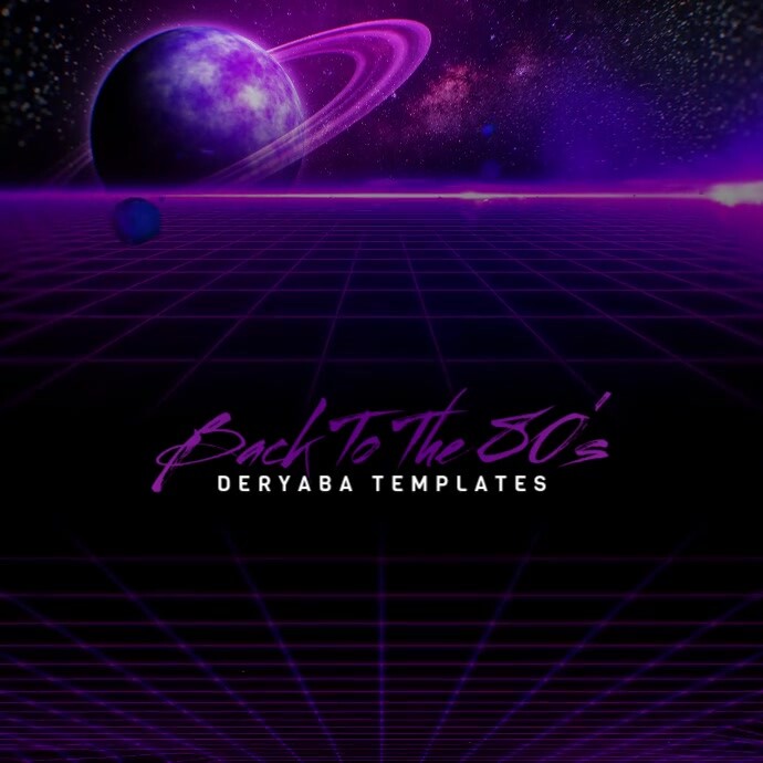 Copy of Purple Retro Grid 80's Video Album Cover | PosterMyWall
