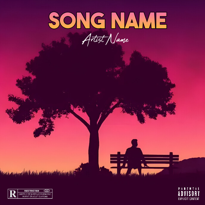 Purple Sad Alone Mixtape Cover Album Cover | PosterMyWall