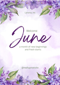Welcome to June Template | PosterMyWall