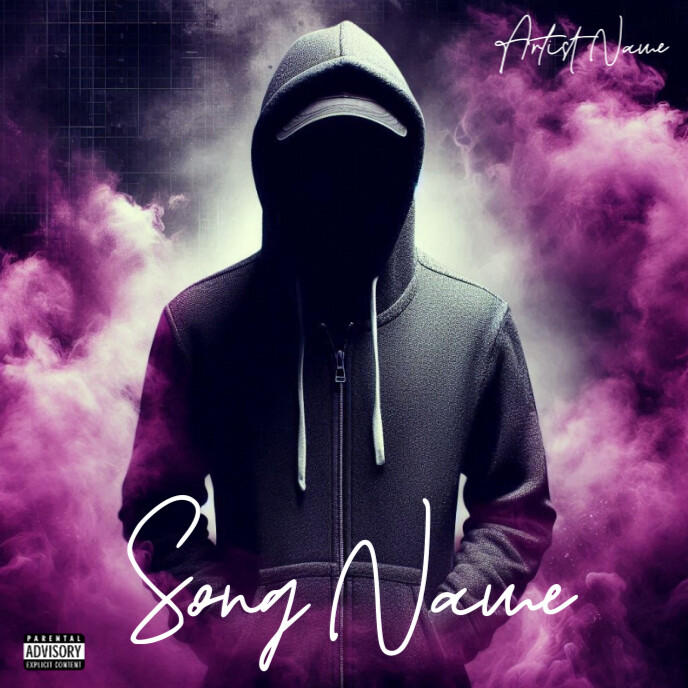 Copy of Purple Smoke Song Mixtape Album Cover Art Album Cover ...