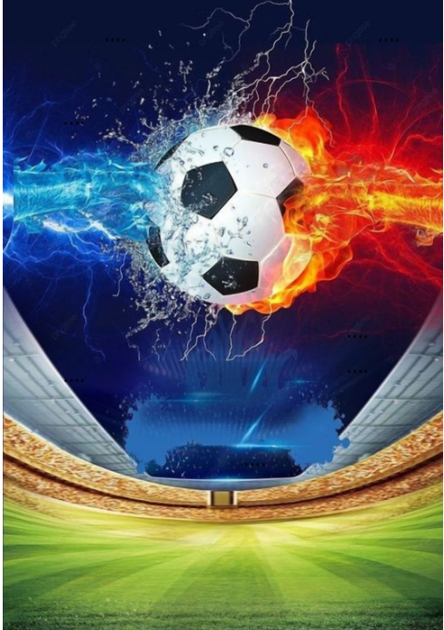 Plantilla de Purple Soccer A4 | PosterMyWall