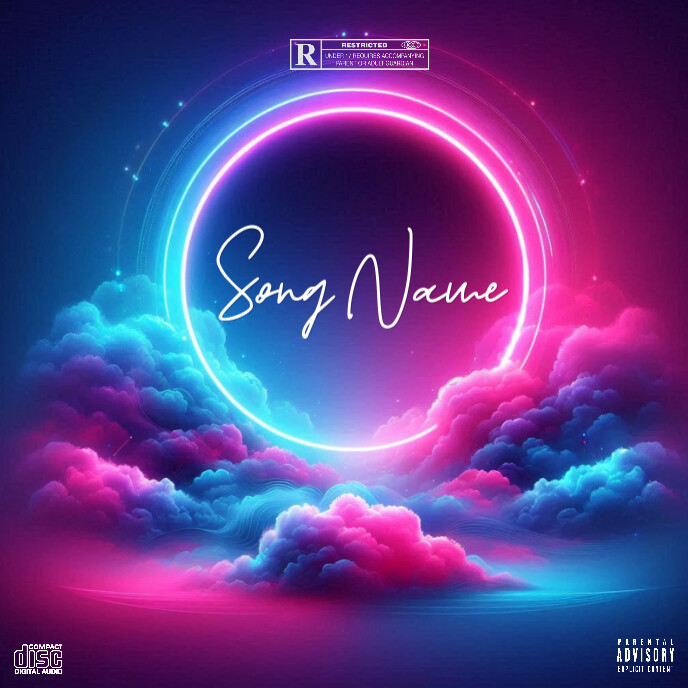 Purple Song Mixtape Cover Album Album Cover Template | PosterMyWall