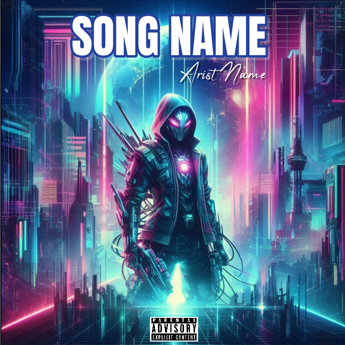 Modèle Purple Song Name Album Cover | PosterMyWall