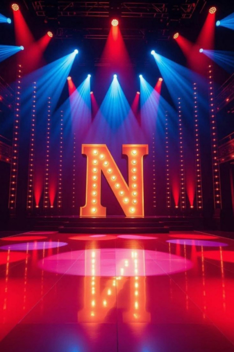 Purple Stage Performance Postertheater stage lighting Template ...