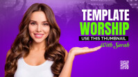 Design worship youtube thumbnail Template | PosterMyWall