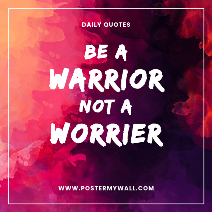Purple Typographic Daily Quotes Pos Instagram Template | PosterMyWall