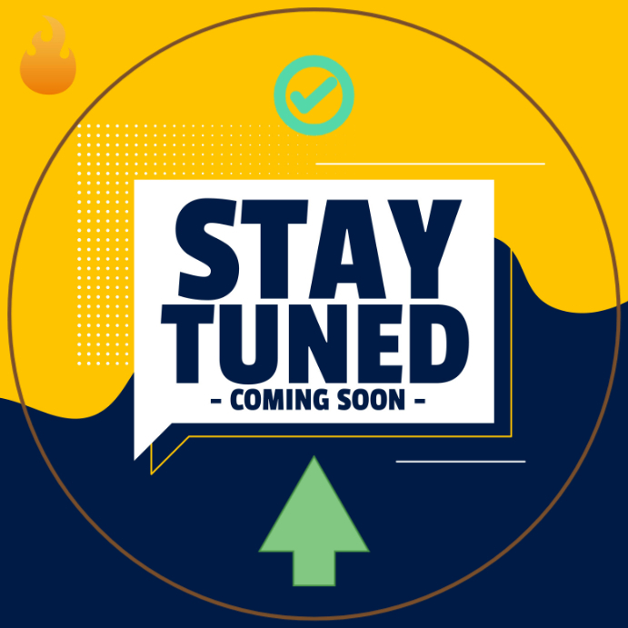 Purple Typographic Modern Stay Tuned Coming Soon Banner Instagram Post ...