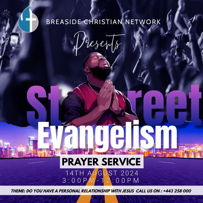 Purple Typography Dark Blue Instagram Post Template | PosterMyWall