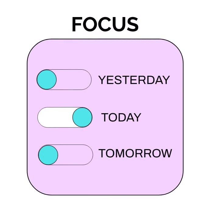 Purple Typography Focus On Successful Tips In Template | PosterMyWall