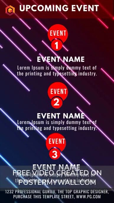Purple Upcoming Event Instagram Story Template | PosterMyWall