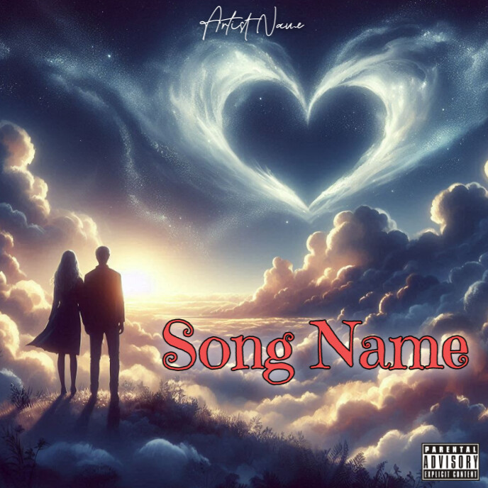 Plantilla de Purple Vintage Couple Love Mixtape Cover Album Cover ...