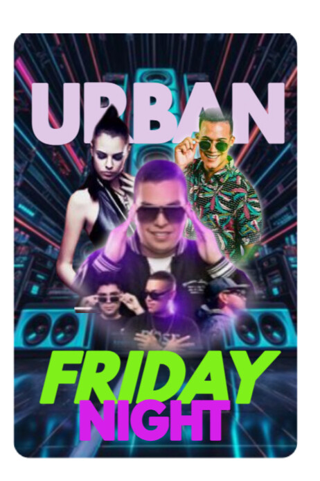 Copy of Purple Vintage Friday Night Poster | PosterMyWall