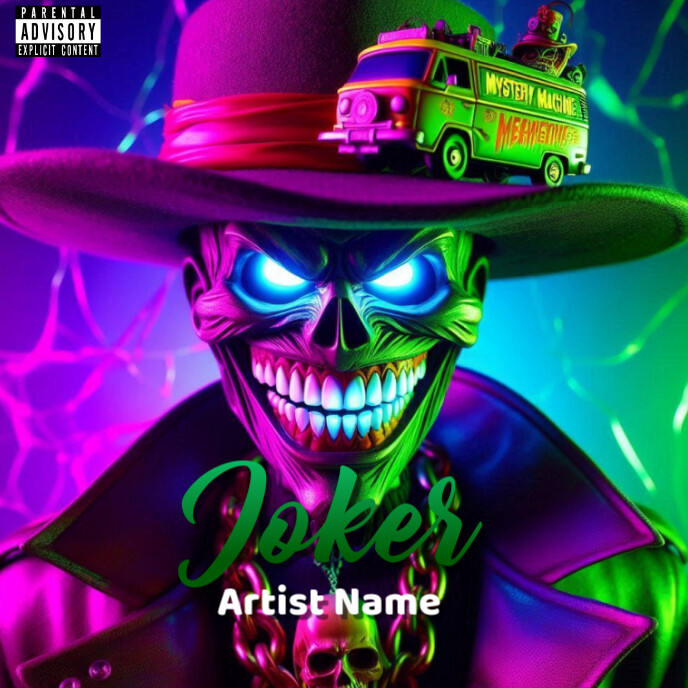 Copy of Purple Vintage Joker Mixtape Album Cover | PosterMyWall
