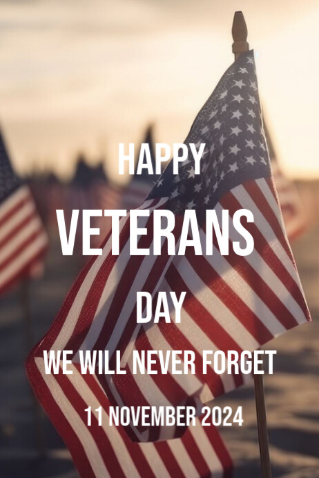 Purple Vintage Patriotic Tribute Poster Template | PosterMyWall