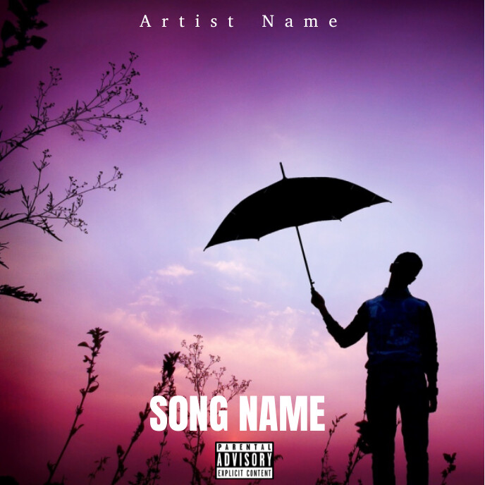 Copy of Purple Vintage Sad Album Cover Album Cover | PosterMyWall