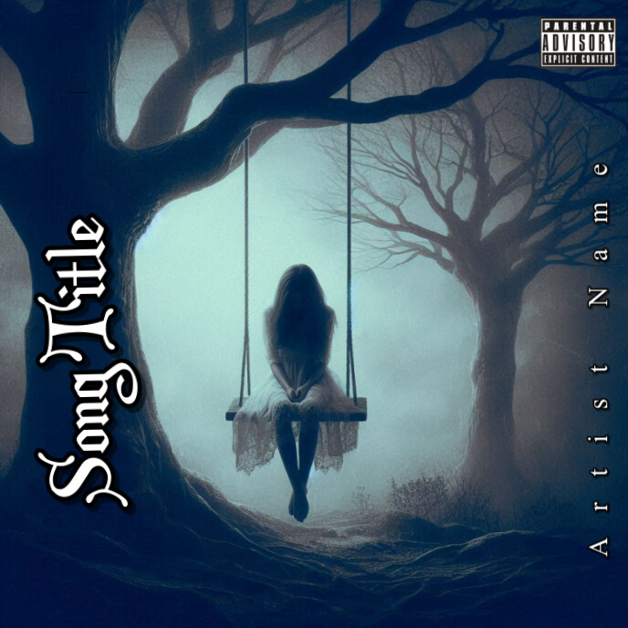Purple Vintage Sad Alone Girl Mixtape Cover Song Cover Album Cover ...