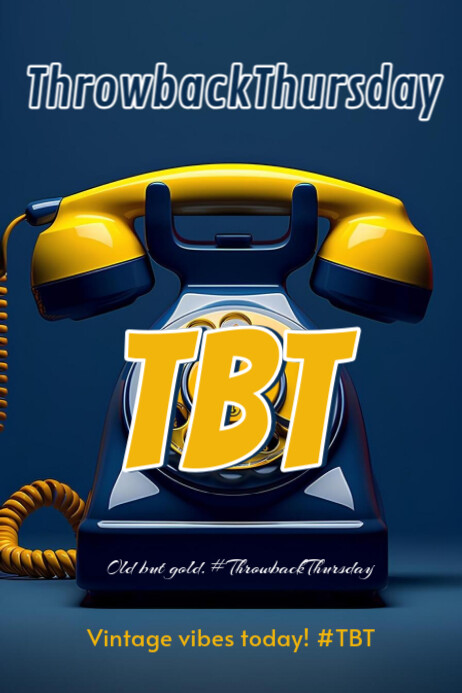 Copy of Purple Vintage Tbt Poster | PosterMyWall