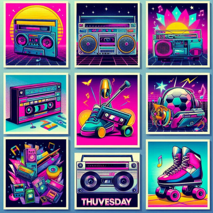 Copy of Purple Vintage Throwback Tuesday Rethro-theme | PosterMyWall