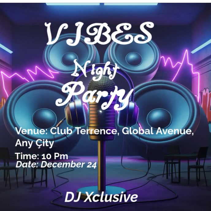 Copy of Purple Vintage Vibes Party Album Cover | PosterMyWall