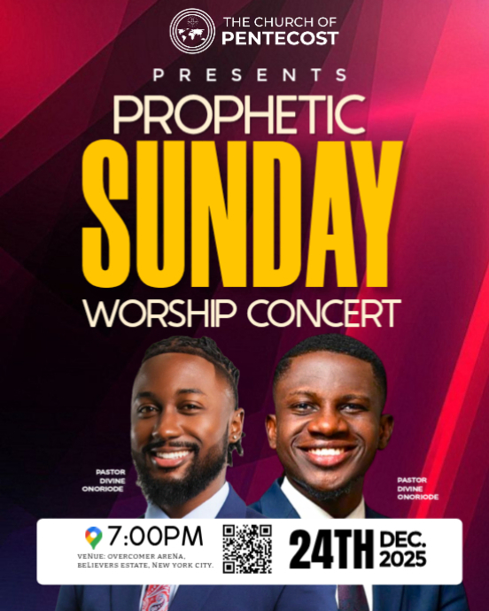 Copy of Purple Worship Concert Instagram Portrait | PosterMyWall