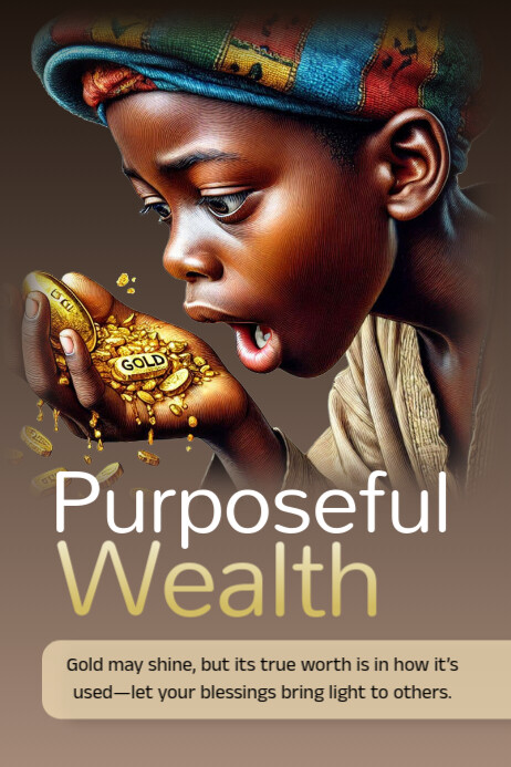 Copy of Purposeful wealth | PosterMyWall