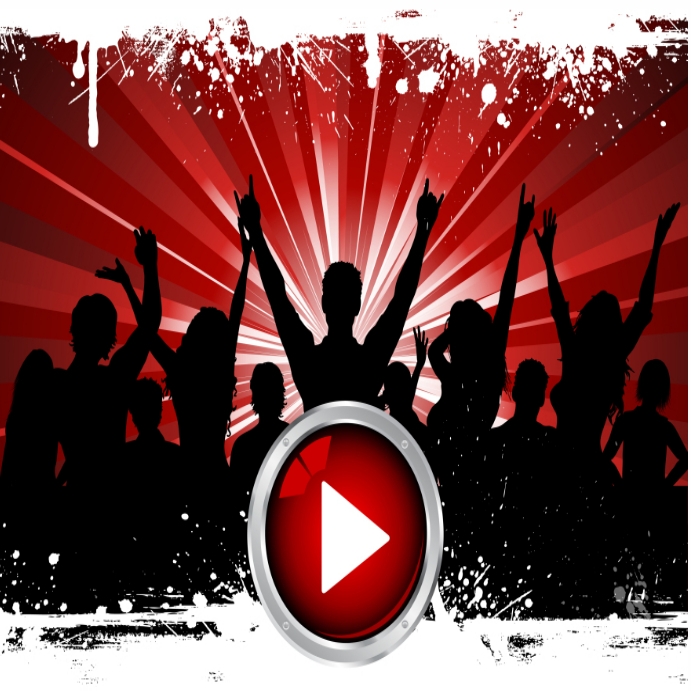 Copy of Push button play design | PosterMyWall